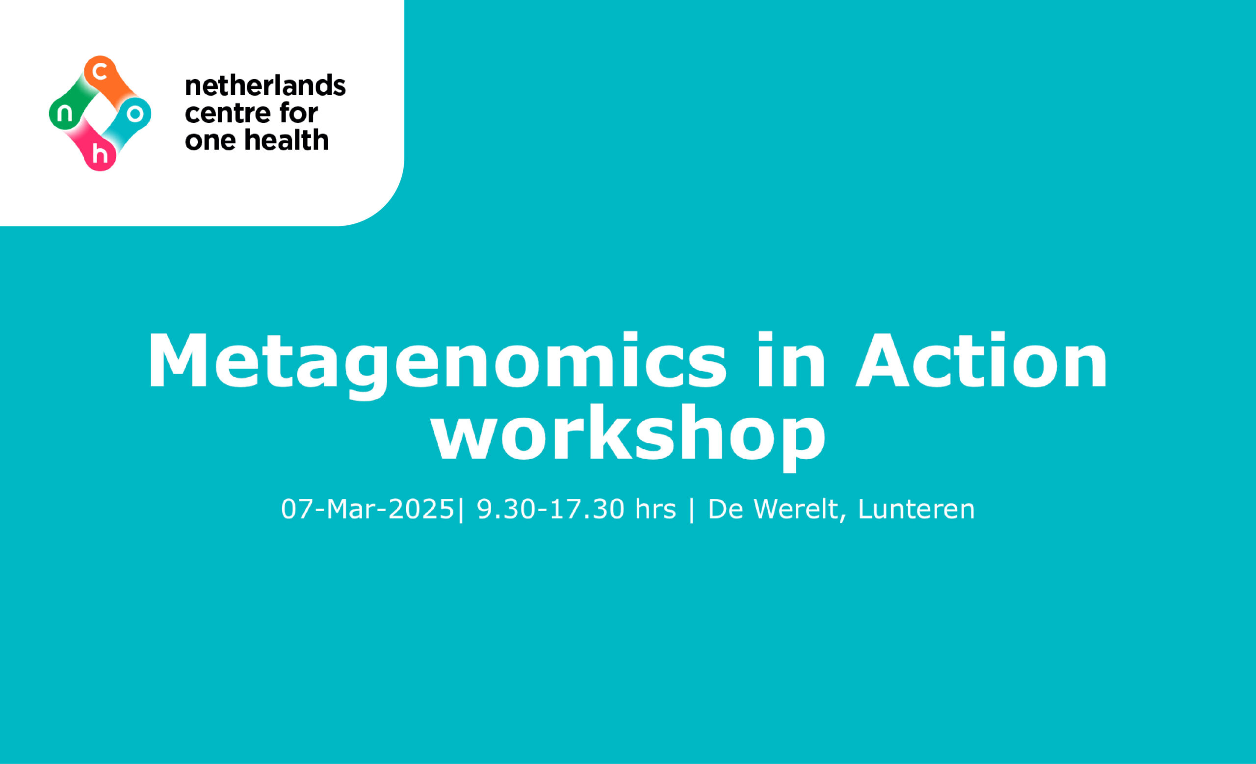 NCOH: Metagenomics in Action Workshop - One Health PACT
