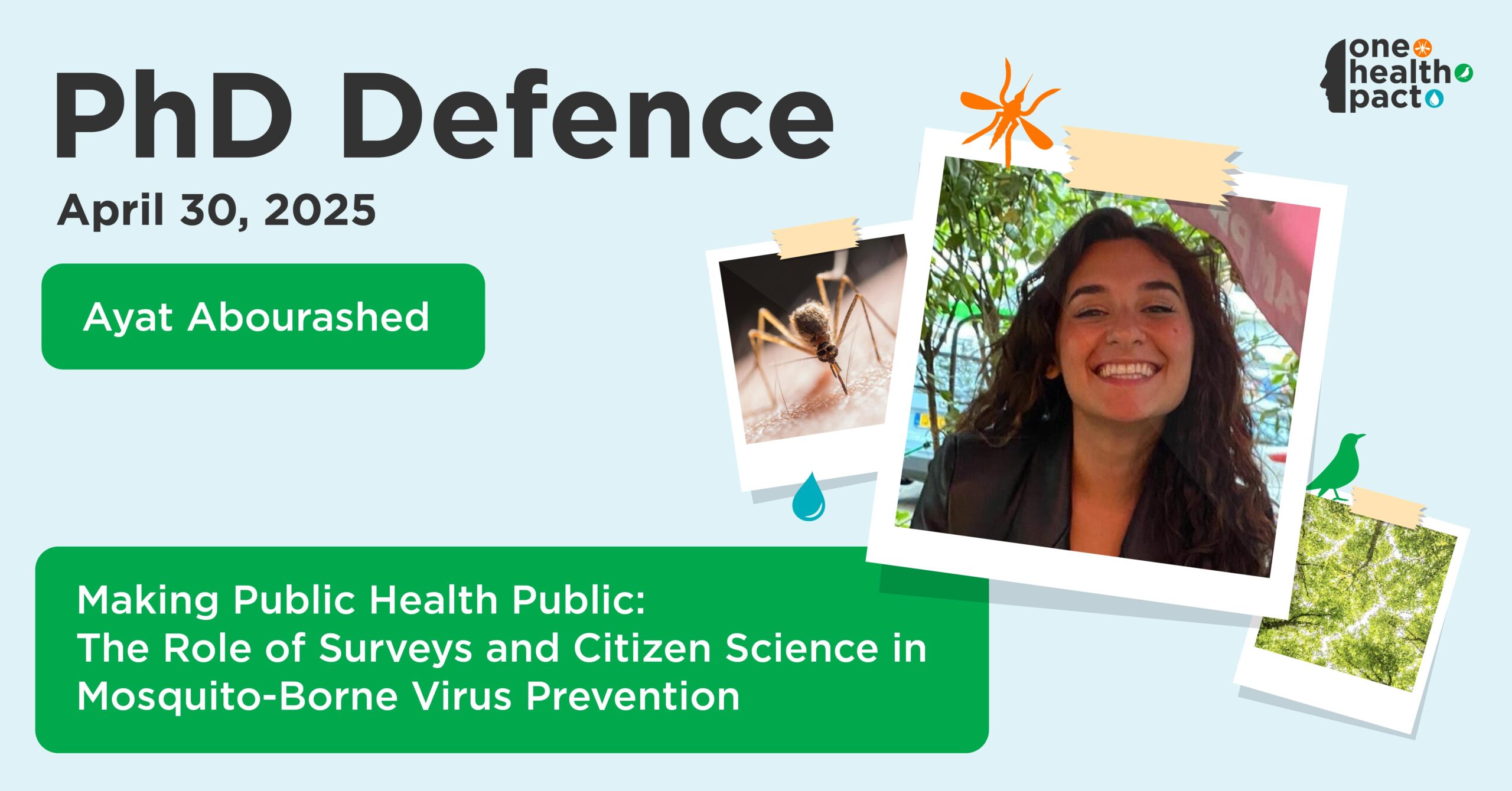 PhD Defence: Ayat Abourashed - One Health PACT